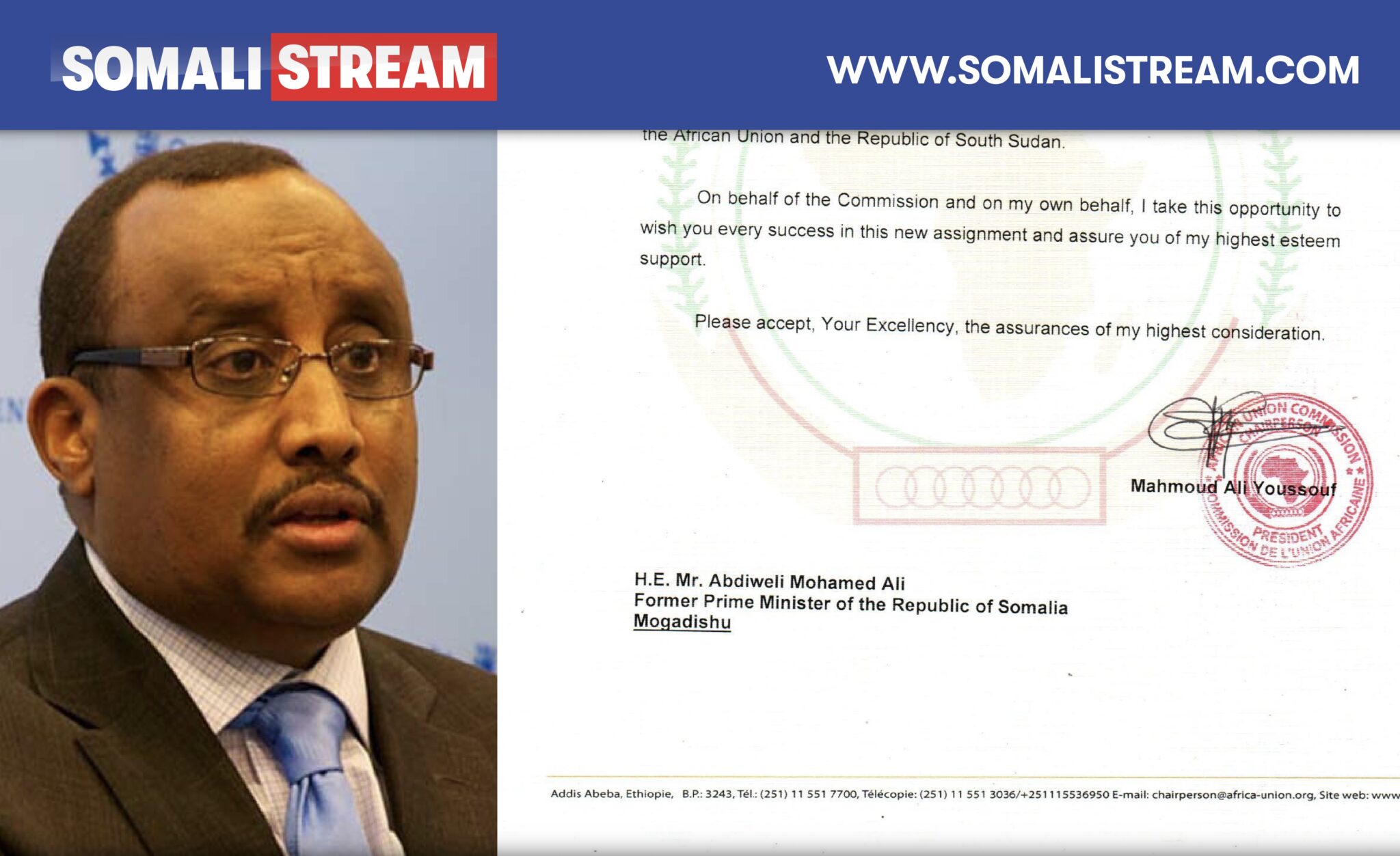 Raysal Wasaare hore Gaas oo si Rasmi ah Loogu Magacaabay Wakiilka Midowga Afrika ee Suudaanta ...